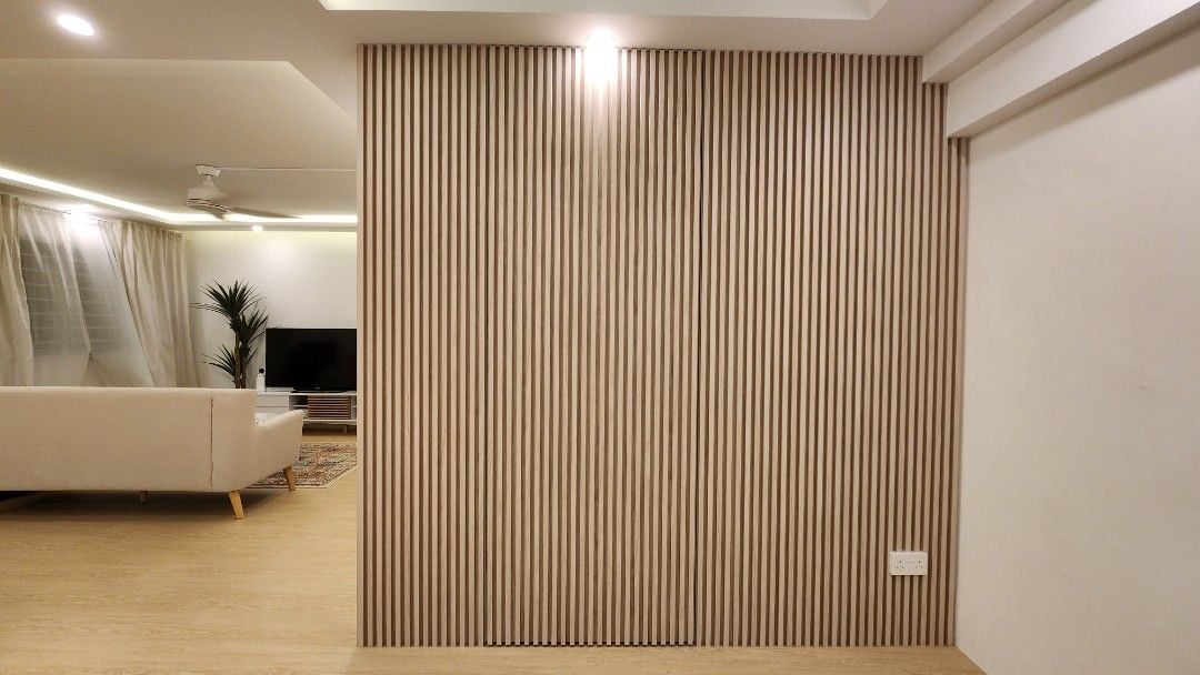 Fluted Panel Walls (Half/ Full Walls!), Furniture & Home Living, Home ...