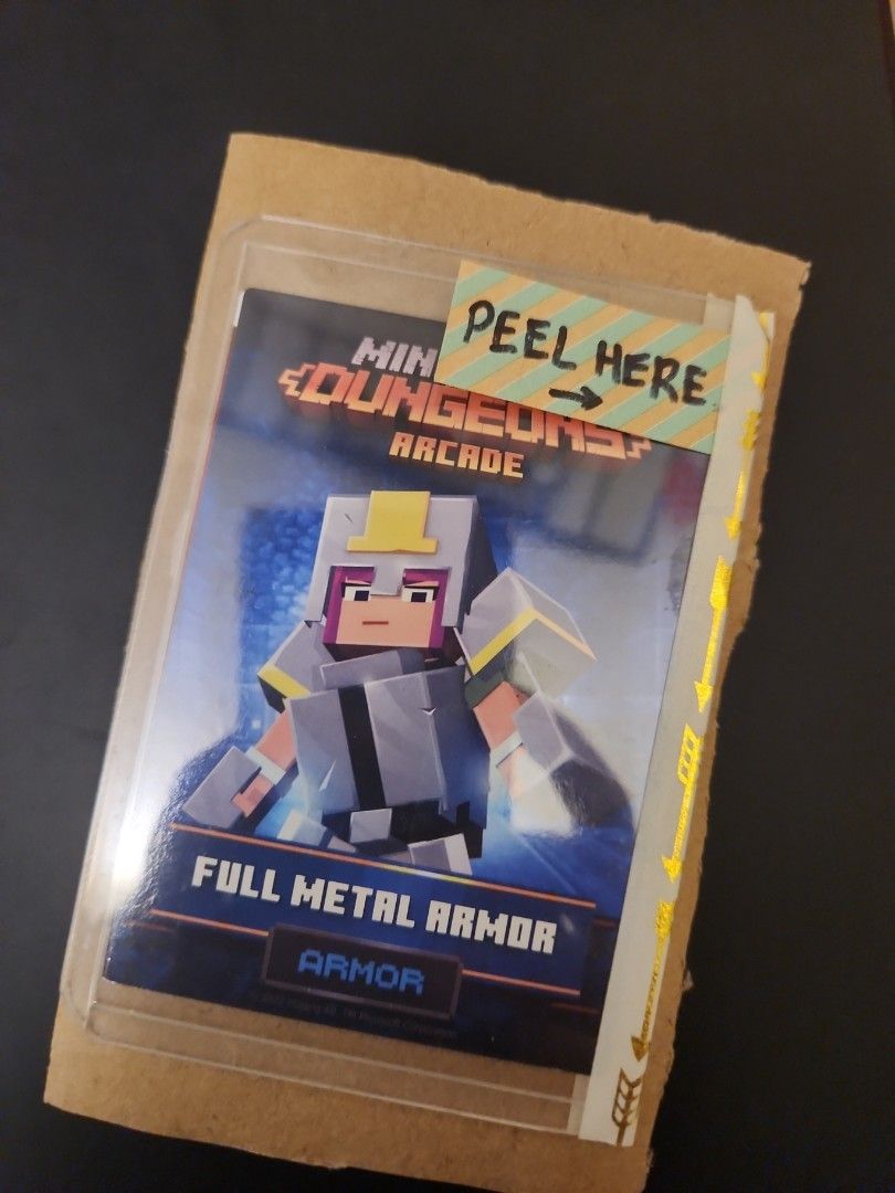 Minecraft Dungeons Holographic arcade cards ~ series 2 + hidden depths ...