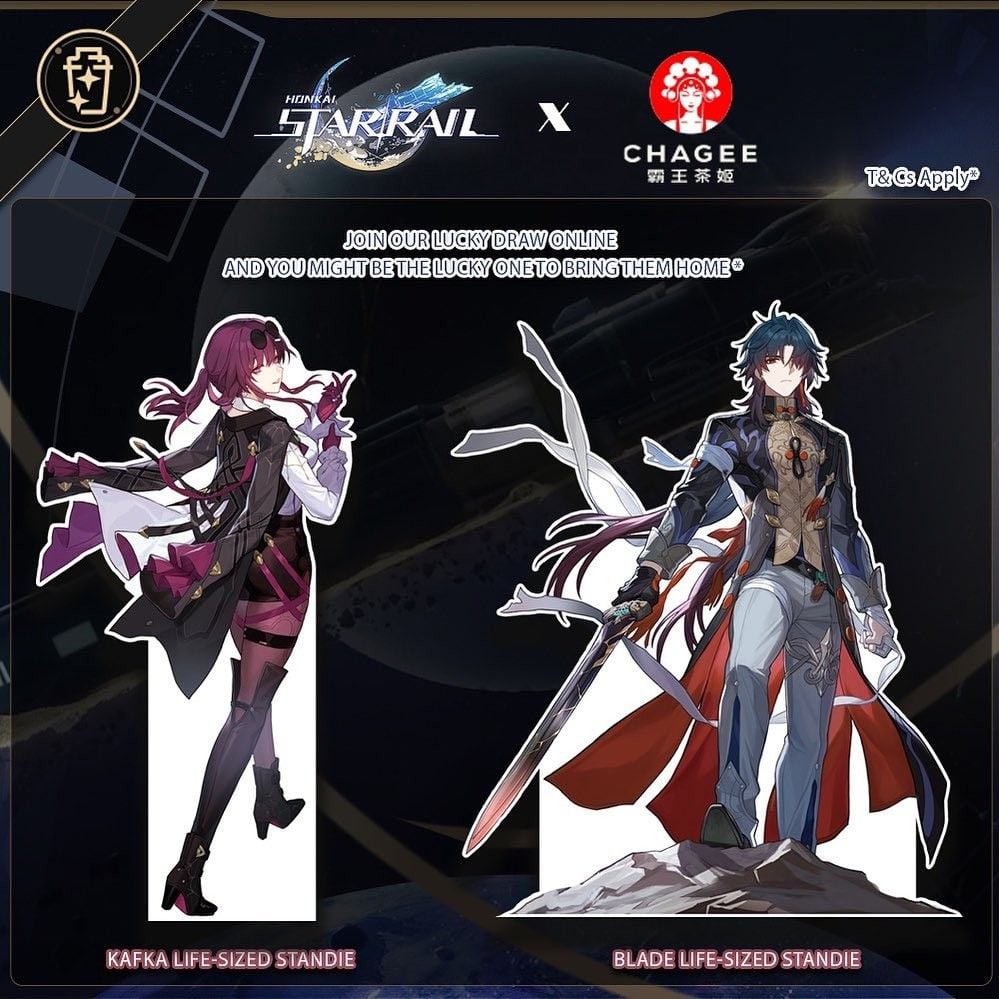 (PRICE REDUCED) blade standee life size chagee honkai star rail hsr ...