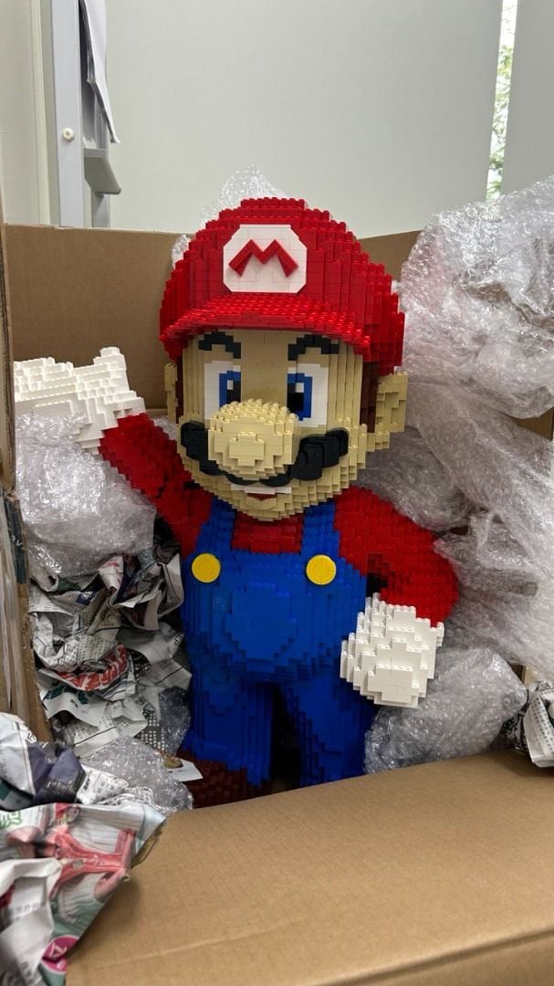 Custom made life-size Mario Mario Brothers (Lego), Hobbies & Toys, Toys ...