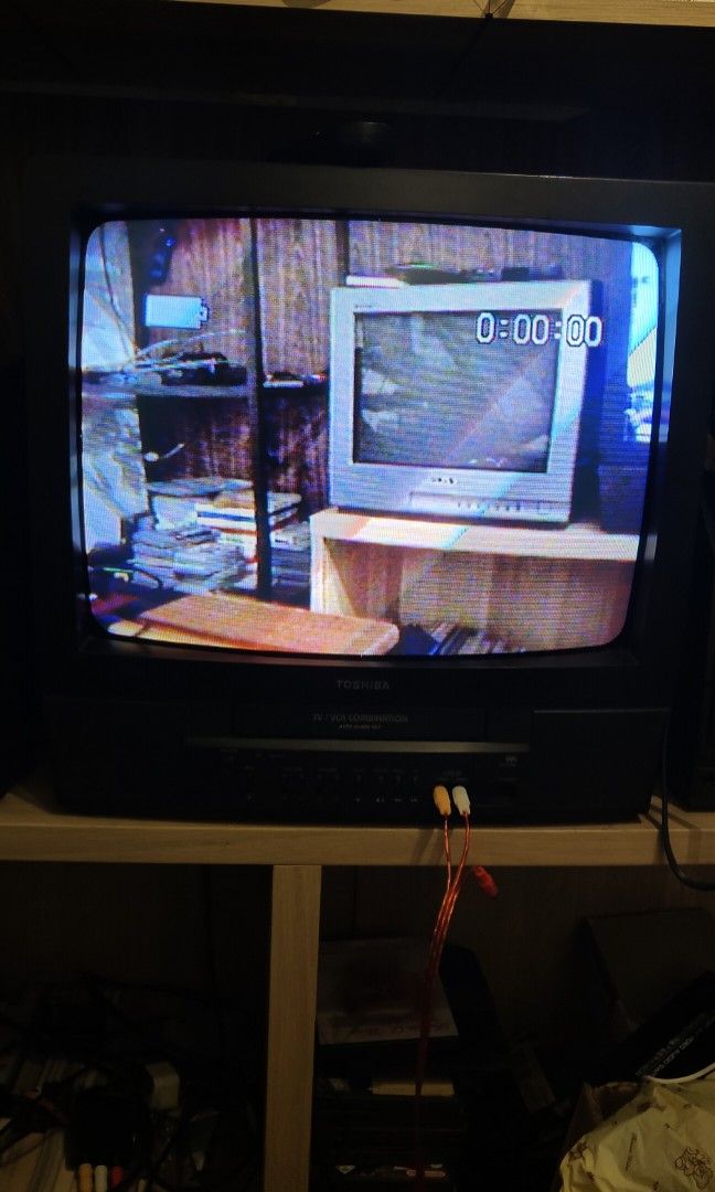 Vintage Toshiba VHS TV Combination 19 Inch CRT (VHS WORKING CONFIRMED ...