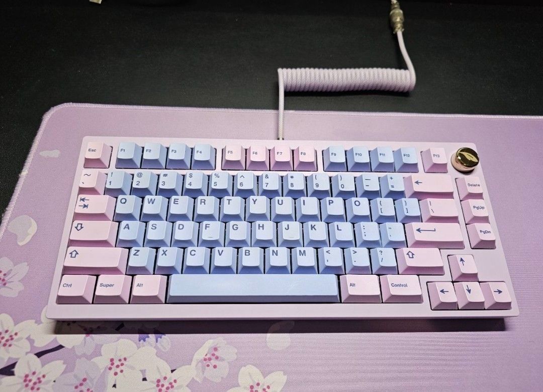 Ai03 Andromeda in Anodized Grey Premium Endgame TKL Mechanical Keyboard ...