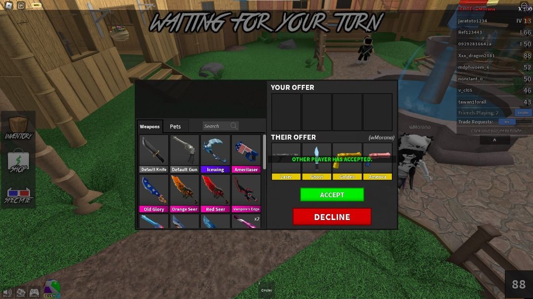 Pumpkin mm2 godly roblox, Video Gaming, Gaming Accessories, In-Game ...