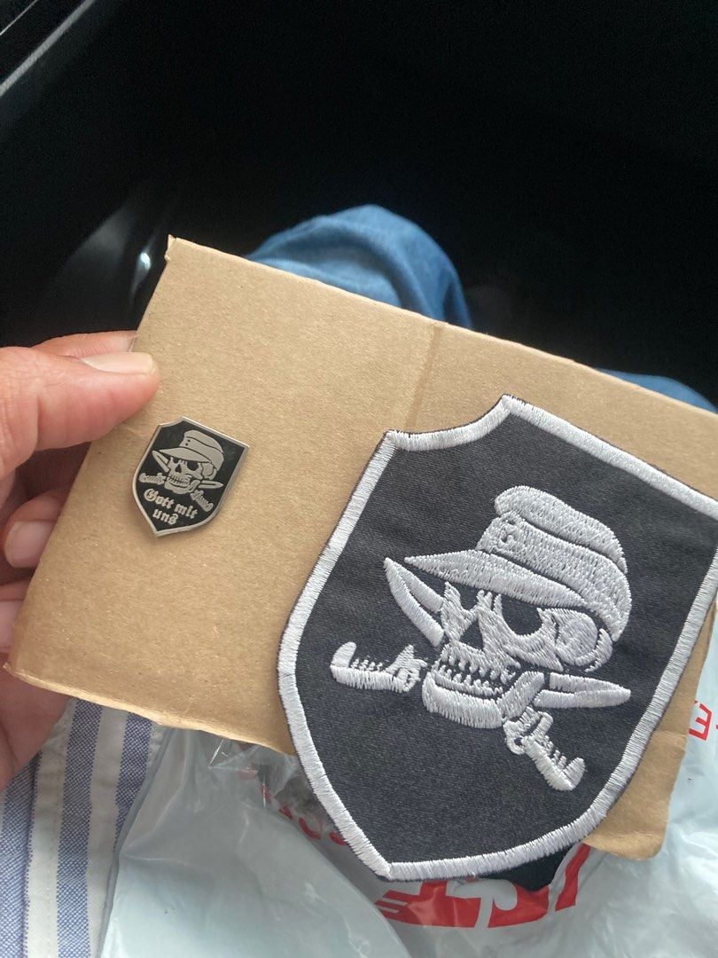 SS Totenkopf Division Nazi WAR /NS Black Metal/NSBM Patch | Patches ...